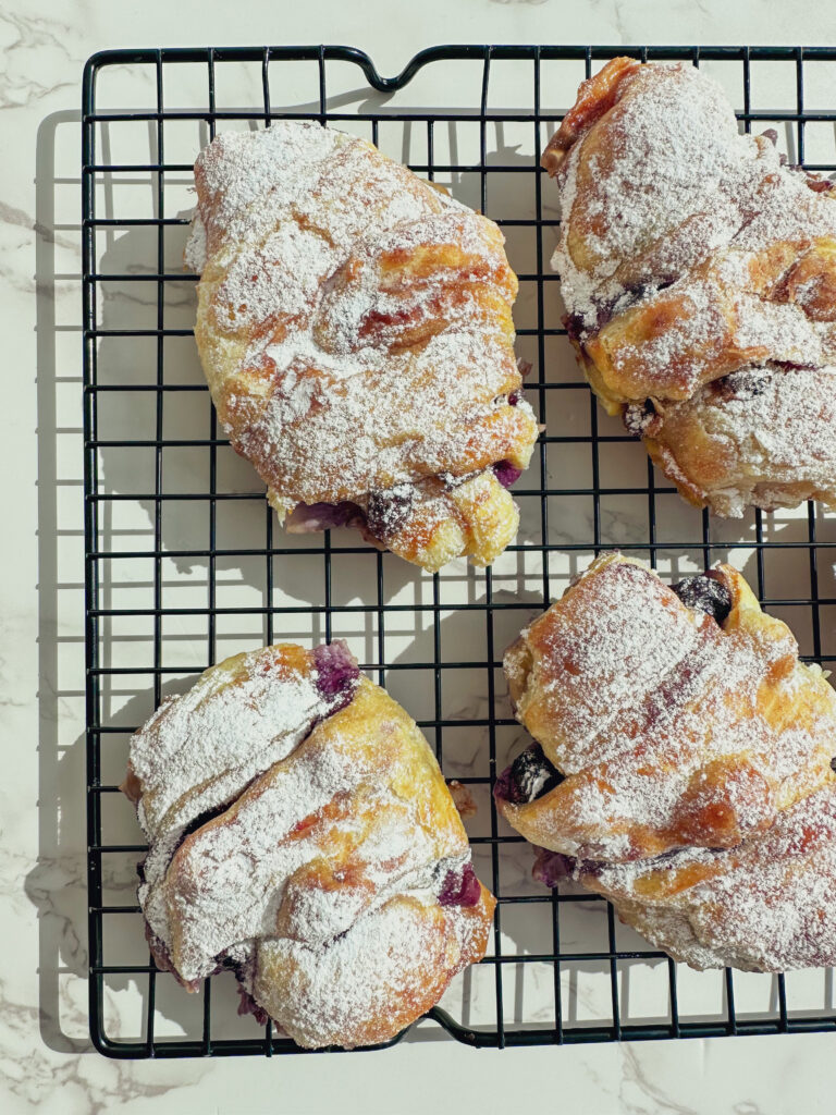 Vanilla Pudding Croissants - Recipes by Anne
